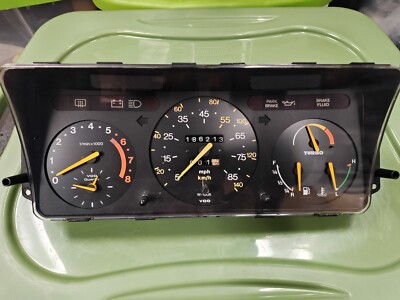1982 SAAB 900 Turbo Instrument Cluster W 85 MPH Speedometer Early Turbo ...