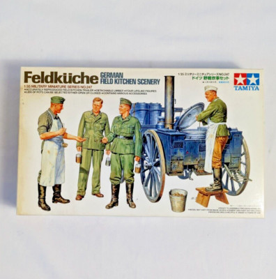 TAMIYA Military Model Kit #35247 GERMAN FIELD KITCHEN Incomplete 1/35 ...