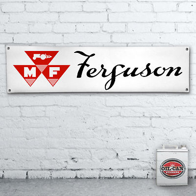 MASSEY FERGUSON VINTAGE GARAGE Banner – 1200x305mm workshop, barn ...
