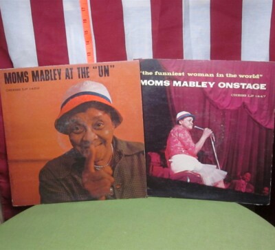 MOMS MABLEY black vaudeville 6 records Geneva Conference comedy vinyl ...