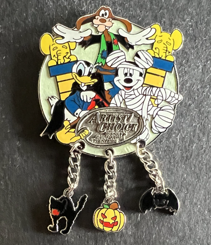 2001 Artist Choice Haunted Goofy Mickey Donald Mummy - SIGNED - Disney ...