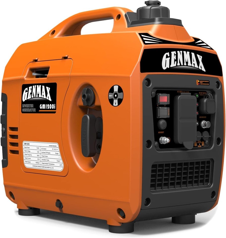Portable Generator，1200W Ultra-Quiet Gas Engine, EPA Compliant, Eco ...