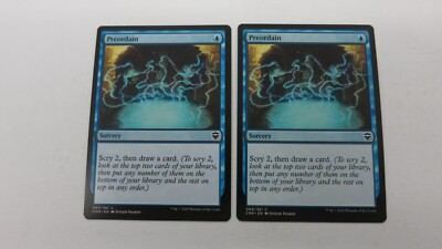 2x PREORDAIN SORCERY COMMANDER LEGENDS MAGIC GATHERING MTG NM ...