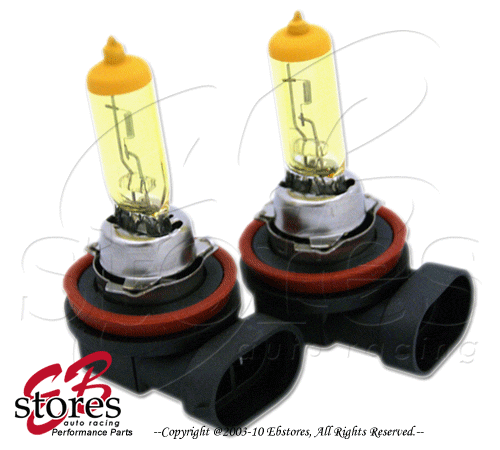 12V 35w H8 Yellow Xenon HID Foglight Light Bulb 2pcs | eBay