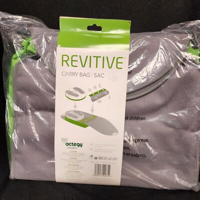 Revitive Carry Bag for Revitive Circulation Booster, Gray/Green, Canvas ...