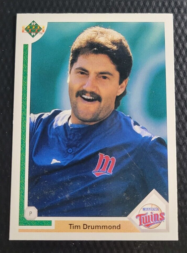 1991 Upper Deck TIM DRUMMOND Minnesota Twins Baseball MLB Card #698 | eBay