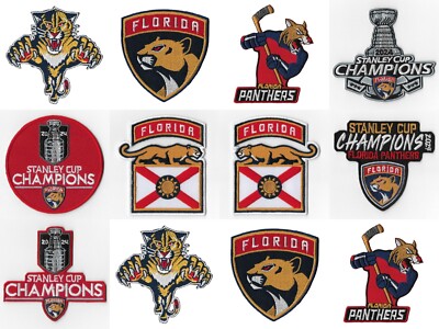 Lot SET Of 12 Florida Panthers NHL Iron on Patches Embroidered Emblem ...