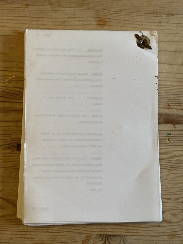 Heartbeat Original Script series xii “absent friends” episode 24 | eBay UK