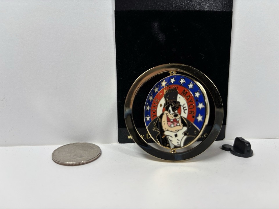 Disney Auctions Sneaky Bully Pete Campaign Spinner ‘Button’ LE Pin | eBay