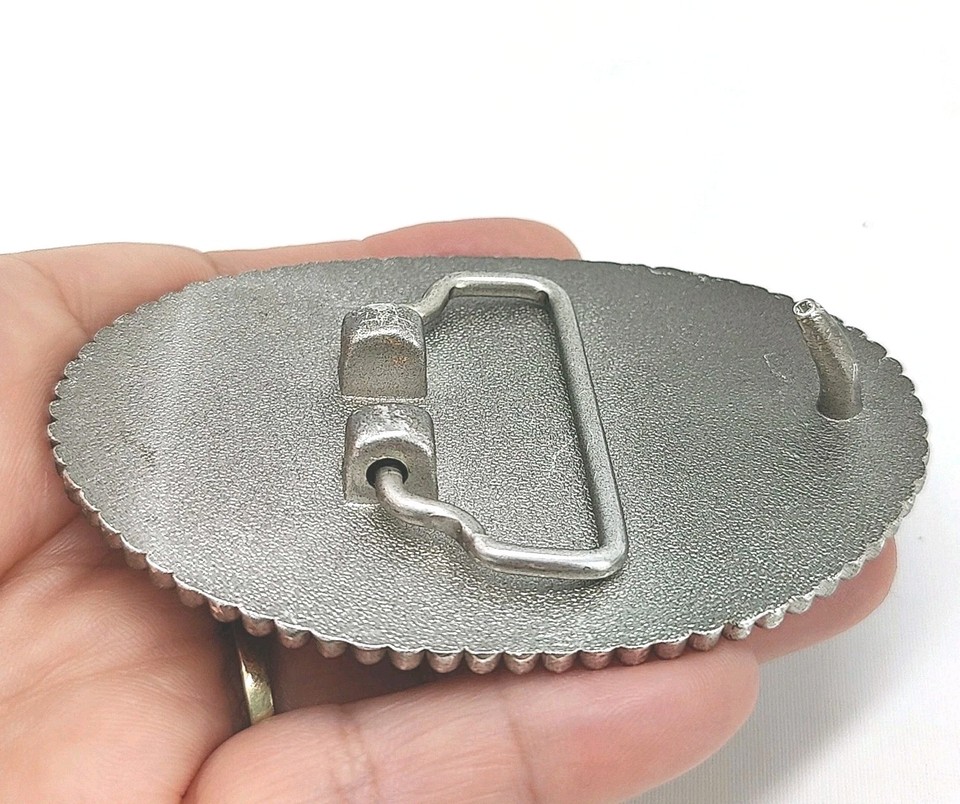 Houston Livestock Show and Rodeo Contestant Belt Buckle Silver Metal | eBay