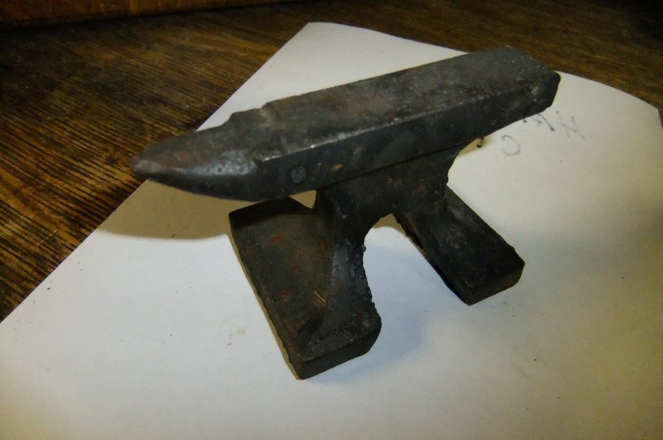Very Old Vintage Mini Anvil 3 1/2"L-Jeweler Gunsmith Hobby Craft Small ...