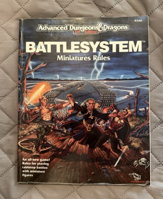 1989 TSR AD&D 2ND ED BATTLESYSTEM MINIATURE RULES 9266 ACCESSORY 1ST PRINT VG+ | eBay