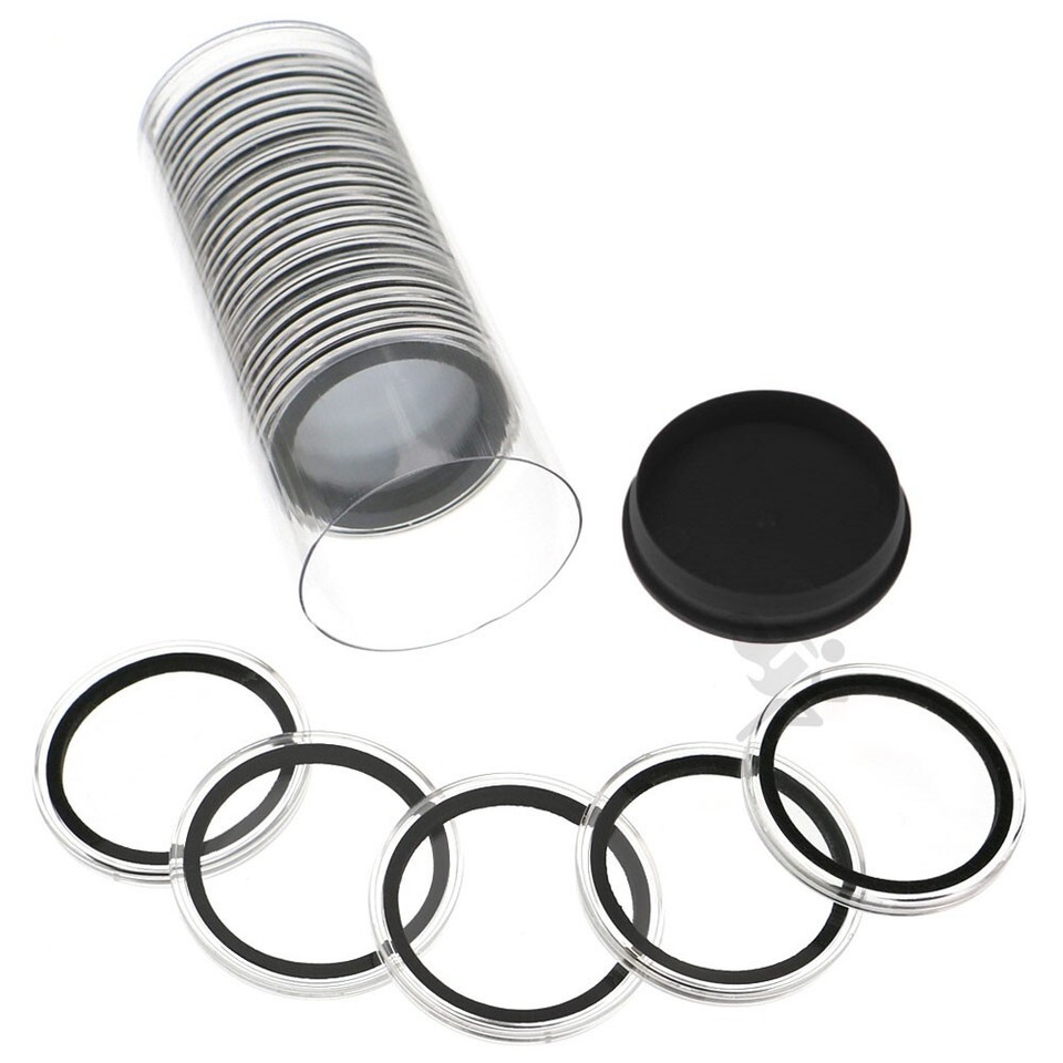 1 Black Plug Capsule Storage Tube for all "I" size Air-Tite Coin ...