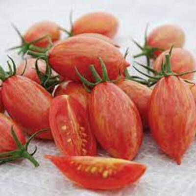 50 Seeds Pink Tiger Tomato Tomatoe Vegetable Garden Edible Canning | eBay