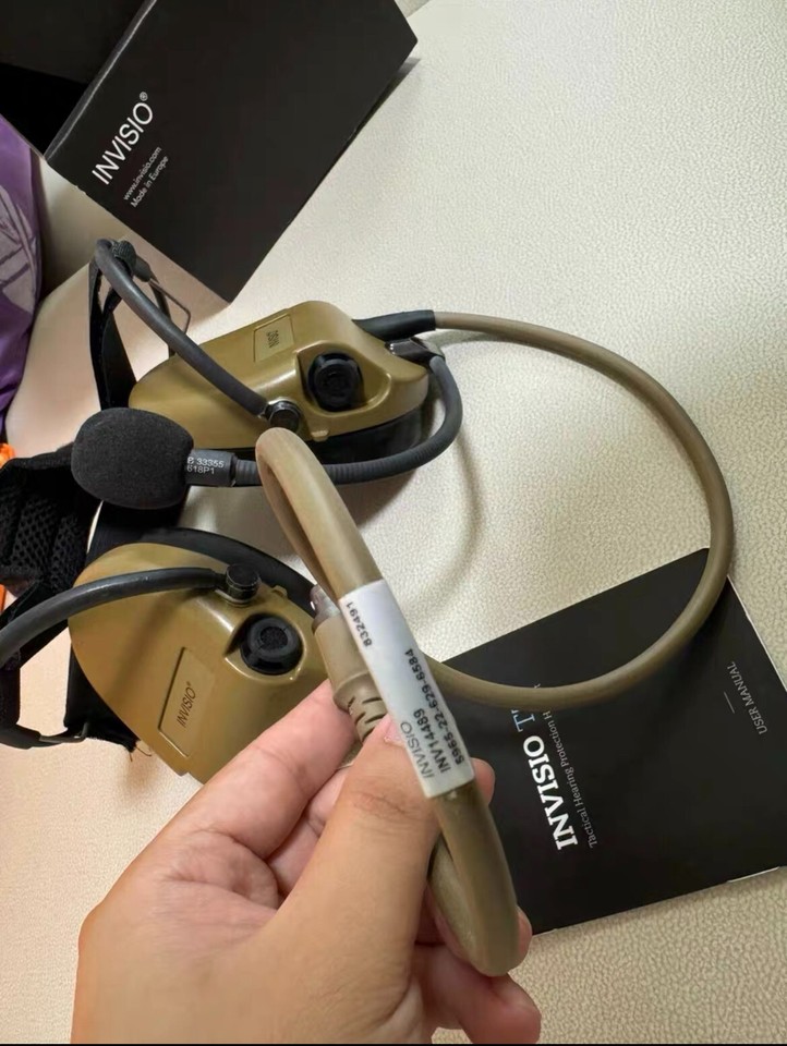 Genuine Invisio T5 Headband Headset Tactical Communication System * NEW ...