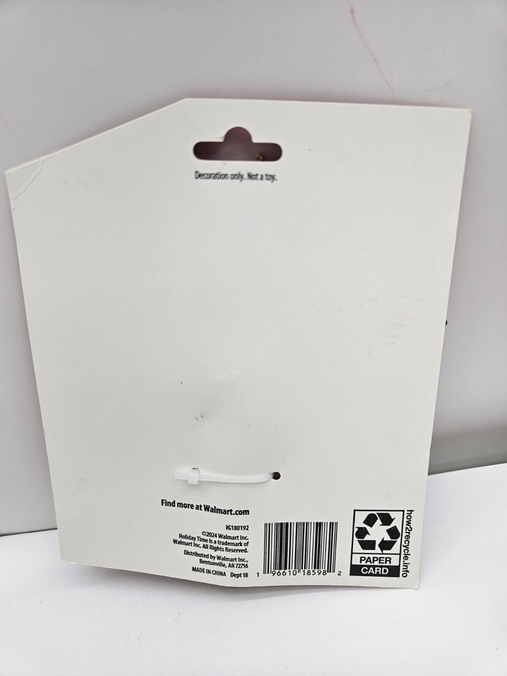 Holiday Time Mini Tree Topper Gold Star Glitter 5" Christmas | eBay