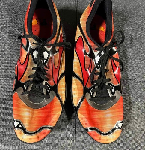 Brooks PR LD 3 Mens Size 10.5 Track Field Spike Shoes Orange Sprint Run | eBay