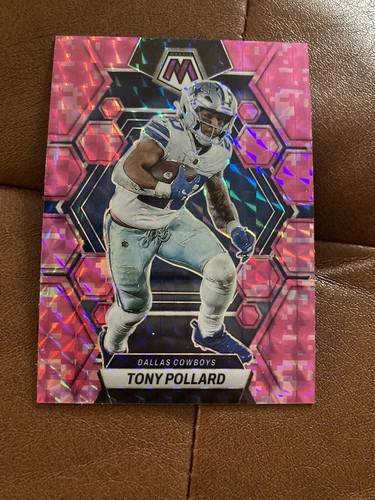 2023 Panini Mosaic Tony Pollard Pink Mosaic Prizm #56 Cowboys | eBay