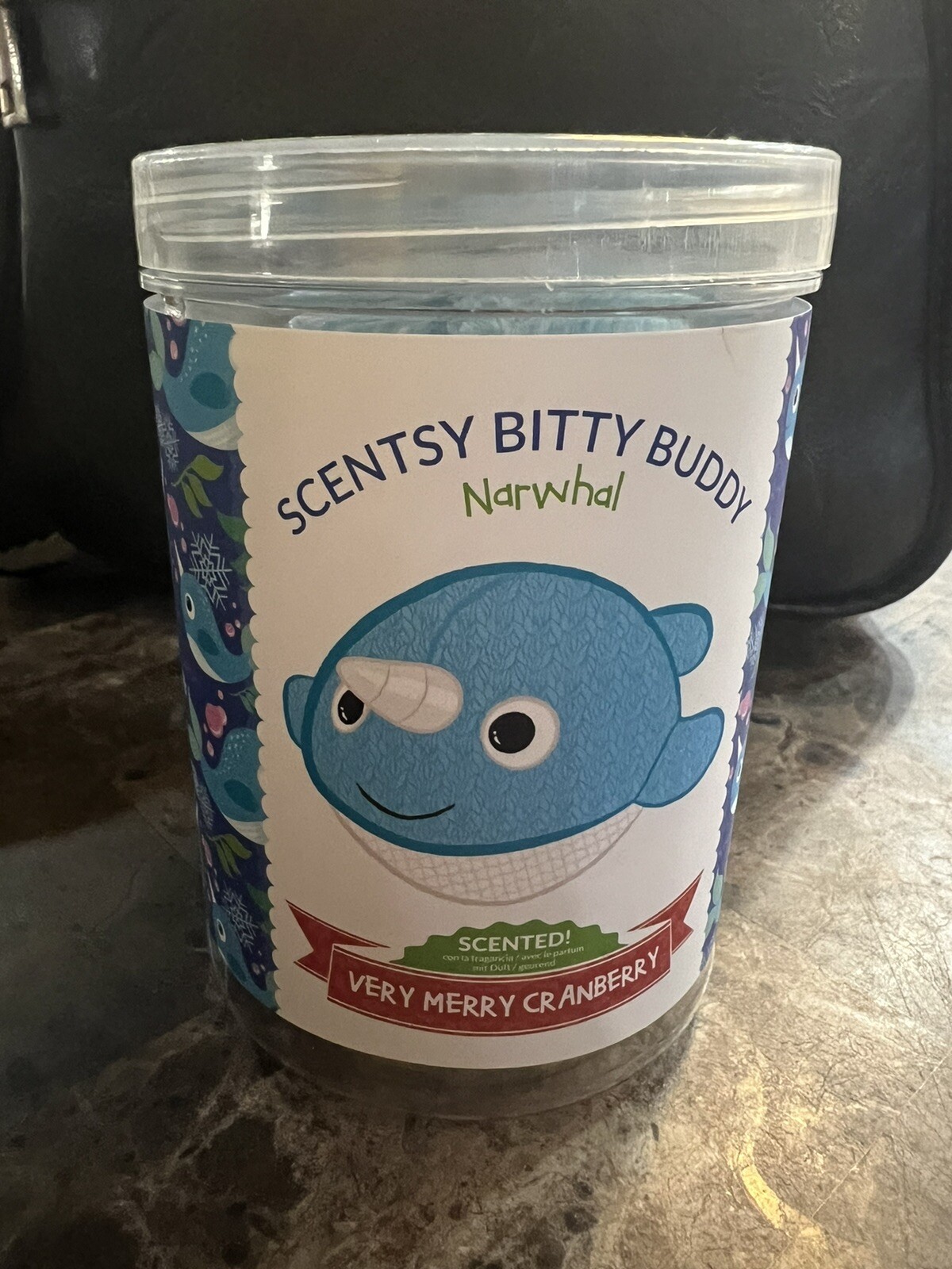 Scentsy Bitty Buddy Narwhal NEW Cranberry | eBay