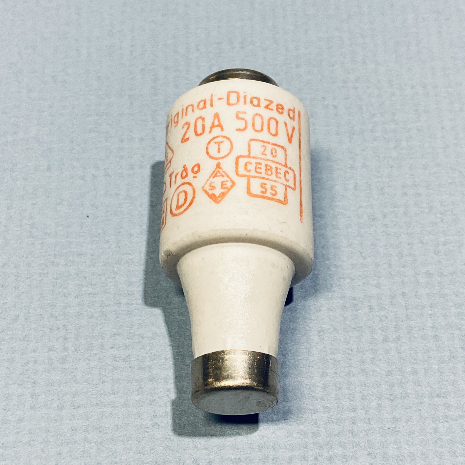 5 Pcs. Original Diazed BOTTLE FUSE 20A 500V New | eBay