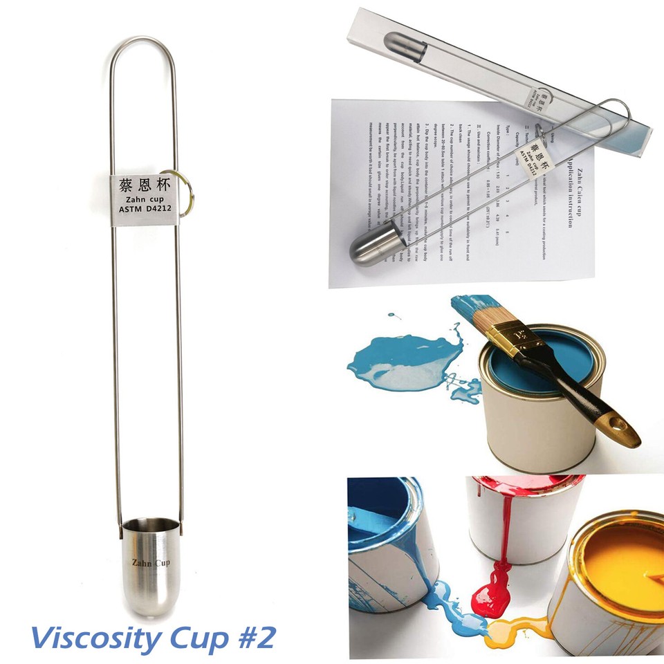 Zahn Cup No. 2 Zahn Viscosity Cup Zahn Cup Viscometer with 44ml ...