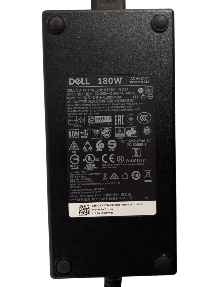 Dell HA180PM180 AC Adapter 180W 19.5V 9.23A | eBay