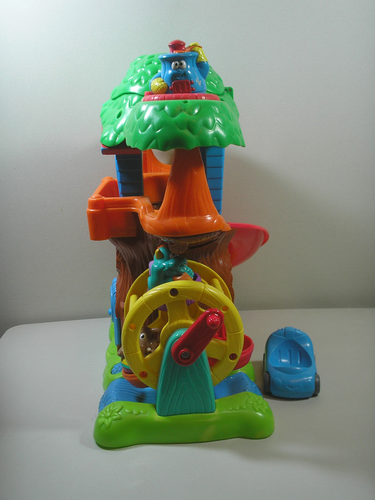 Playskool Weebles Treehouse 2004 Musical Model 07184 With Slide for ...