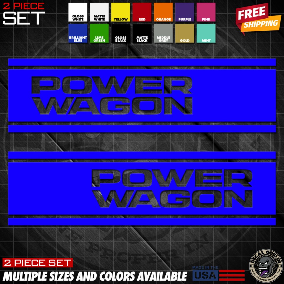 Vinyl Stickers Decal Graphics For Dodge Ram 1500 2500 Truck Power Wagon ...