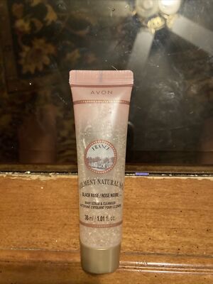 NEW Avon Black Rose Veilment Natural Spa Body Scrub Cleanser Travel ...