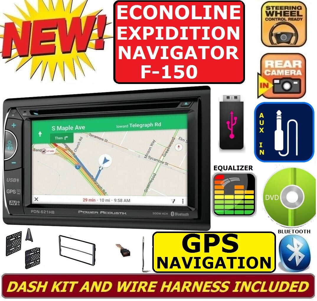 F150 NAVIGATOR EXPEDITION ECONOLINE VAN NAVIGATION Bluetooth CD Car ...
