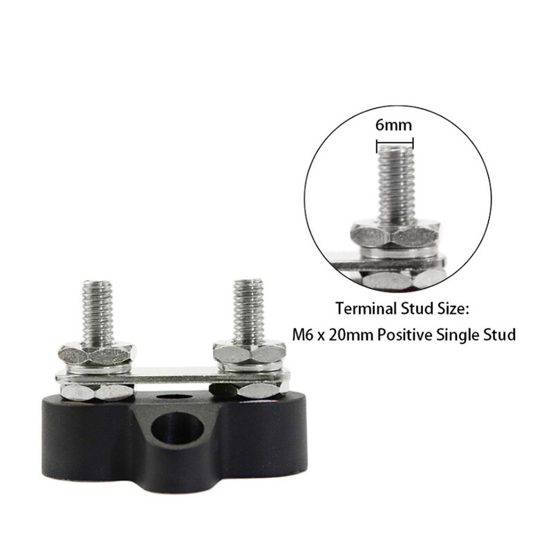 2PCS Long-lasting Car Terminal Stud 48V Power Junction Block Bus Bar ...