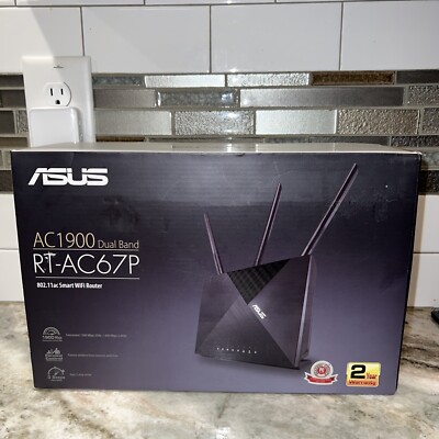 ASUS AC1900 Dual Band RT-AC67P Smart WiFi Router | eBay