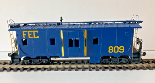 VINTAGE ATHEARN FLORIDA EAST COAST BAY WINDOW CABOOSE #809, HO, FEC | eBay