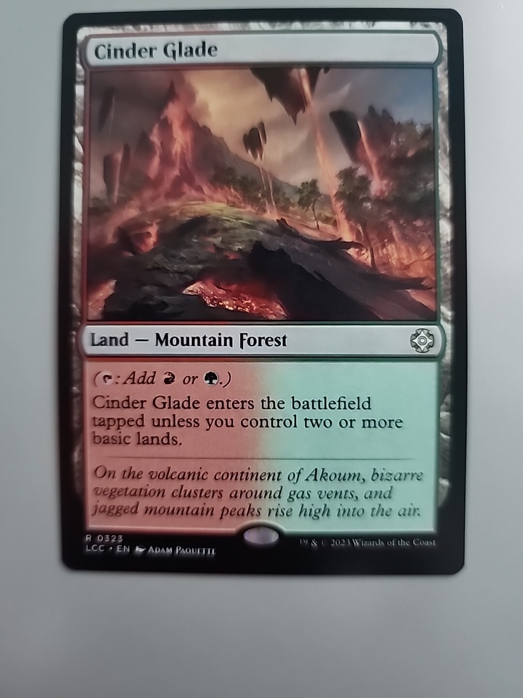 MTG Cinder Glade Lost Caverns of Ixalan Commander 323 Regular Rare | eBay