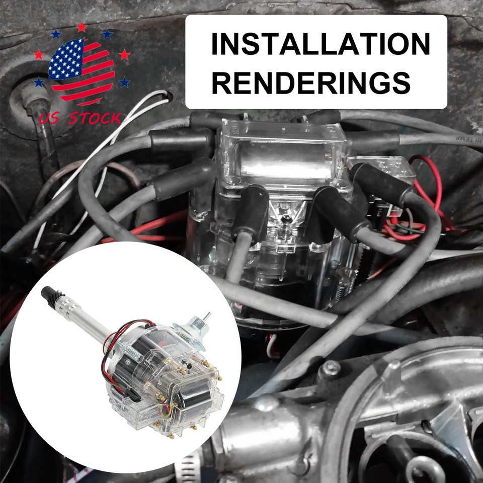 New HEI Distributor For V8 CHEVY 283 305 307 327 350 454 400 396 427 ...