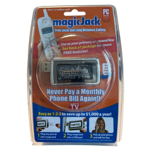 Magic Jack USB PC to Phone Jack A921 Local And Long Distance Calling ...