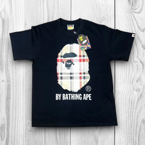 Burberry Bape Collab Black Tee Size Small – Classic Ape Head Shirt | eBay