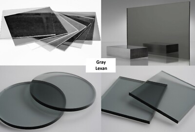 Gray Tint Lexan Polycarbonate Plastic Unbreakable Film-Masked ...