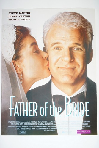 FATHER OF THE BRIDE Original INT HV movie poster 1991 STEVE MARTIN ...