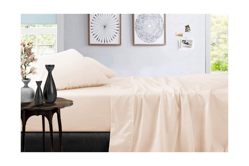 Kamas 4PC Sheet Sets Blush 1000 Thread Count Egyptian Cotton, Sateen ...
