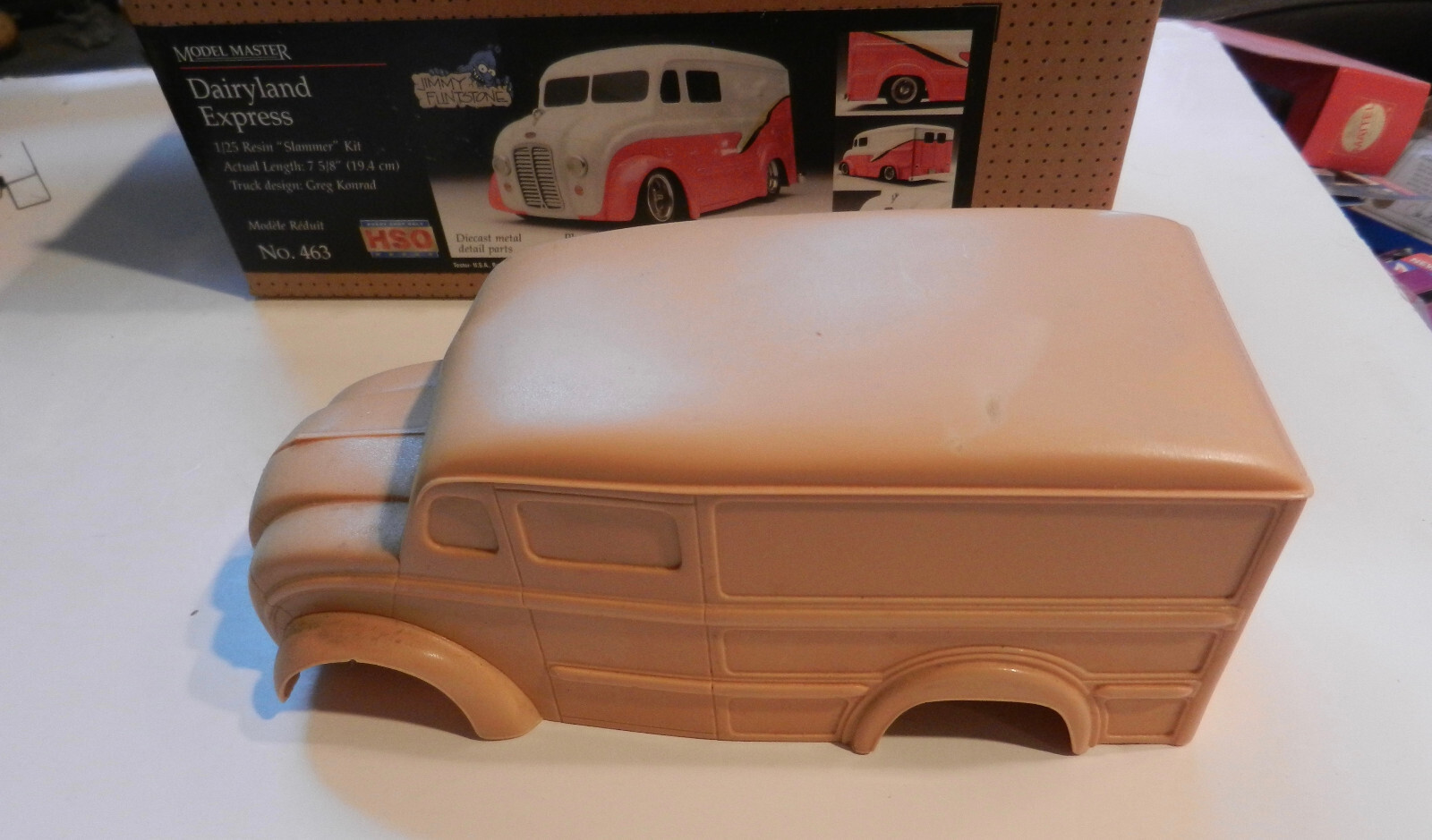MODEL MASTER #463 Jimmy Flintstone '48 DIVCO DAIRYLAND Delivery 1/25th ...