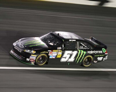 KURT BUSCH #51 MONSTER ENERGY CHEVY RACING ON TRACK 8X10 GLOSSY PHOTO ...