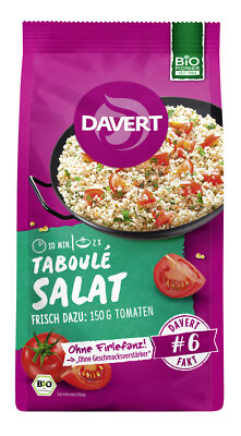 Davert Taboulé Salat 6x 170g | Couscous Salat | to go schnell fertig ...