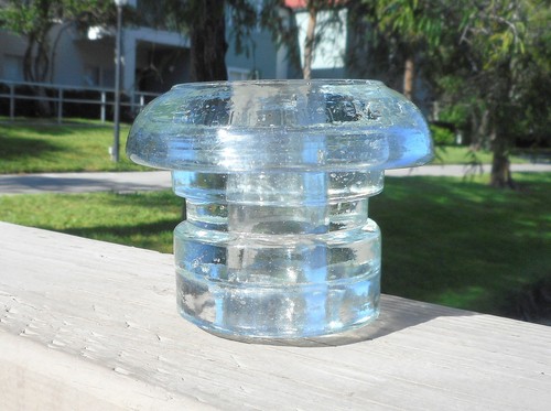 NICE CLEAR CD 1070 HEMINGRAY SPOOL STYLE GLASS INSULATOR (A) | eBay