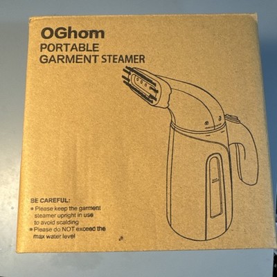 OGHom HL6 Portable Cloth Steamer 240ml White Open Box New Never Used ...