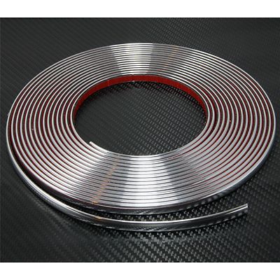 12mmx8m CHROME STYLING MOULDING DECORATION DOOR STRIP EDGING DETAIL ...