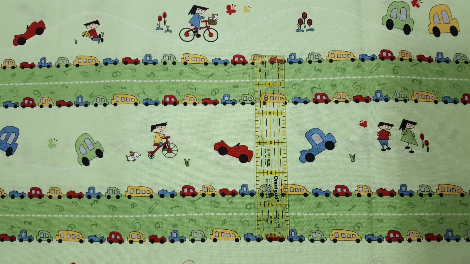 1 yd 8" Vintage Play Susan Marth Red Rooster Car Bus Truck Boy Girl ...