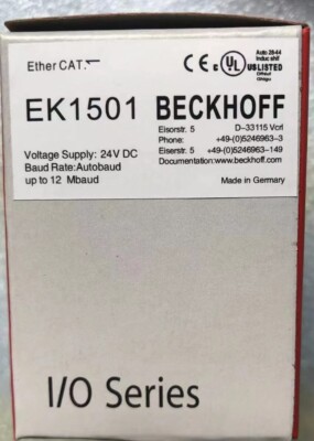 New Beckhoff EK1501 EK1501-0000 Module In Box Expedited Shipping | eBay
