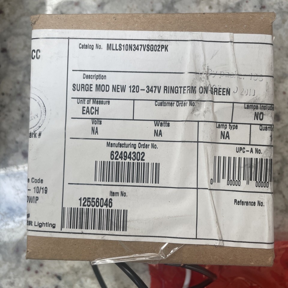 Cooper Lighting LS10N-347V-S LED Lighting Surge Protector SPD, TVSS ...