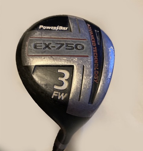 PowerBilt EX 750 #3 FW driver Advanced Technology Graphite R Flex 43 ...
